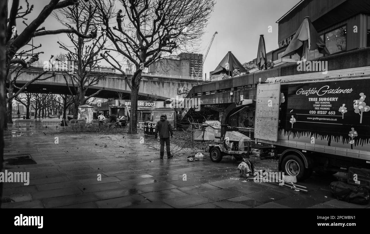 Eco friendly maintenance Black and White Stock Photos & Images - Alamy