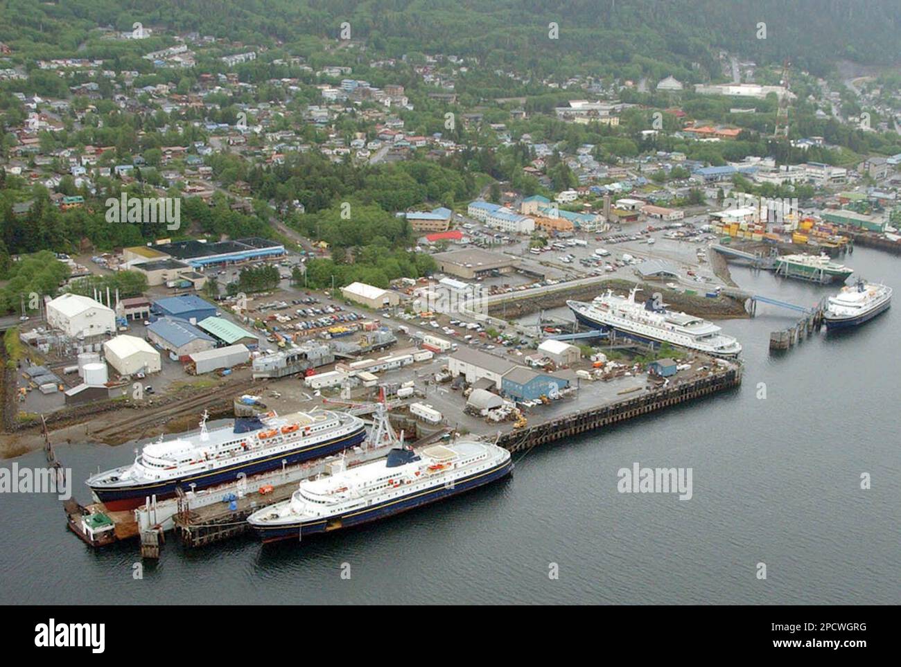 ** FILE ** This May 2005 aerial view of the Alaska Ship & Drydock in ...