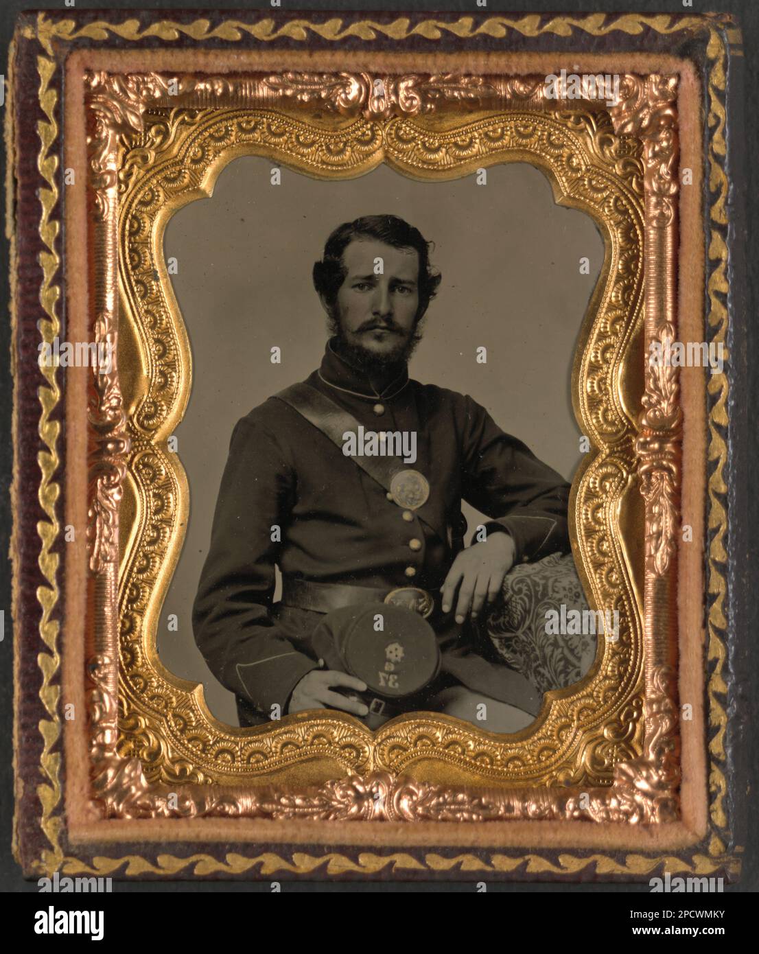 Unidentified soldier in Union uniform with 37th New York Infantry ...
