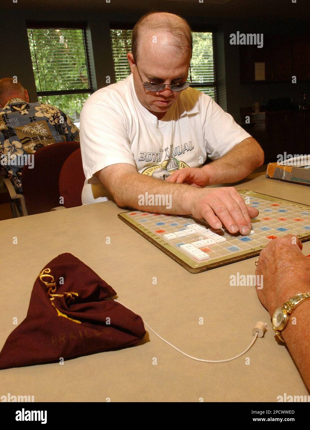 ** ADVANCE FOR WEEKEND JULY 1-2 ** Kurt Ford, who is visually impaired ...