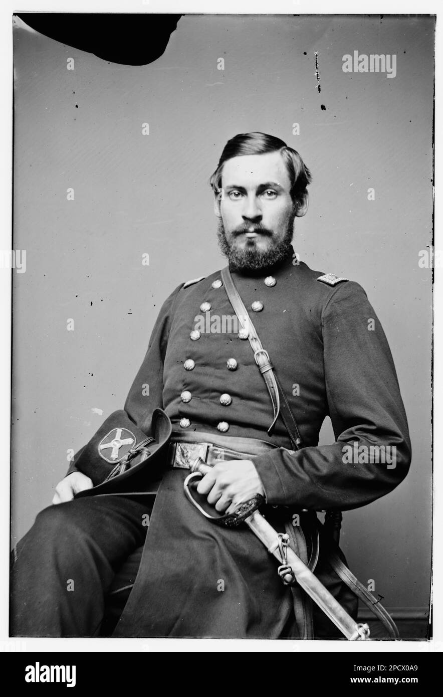 Lieutenant Colonel G.E. Chamberlain, 1st Vermont Art.. Civil war ...