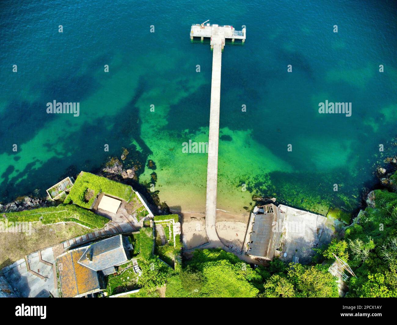 Aerial view of drakes island hi-res stock photography and images - Alamy