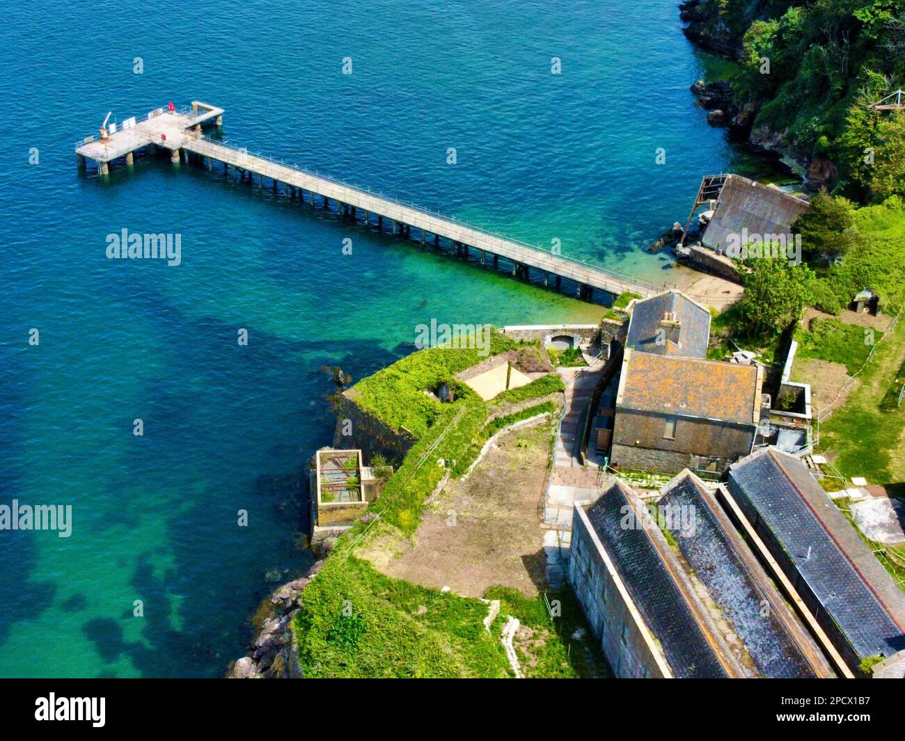 Aerial view of drakes island hi-res stock photography and images - Alamy