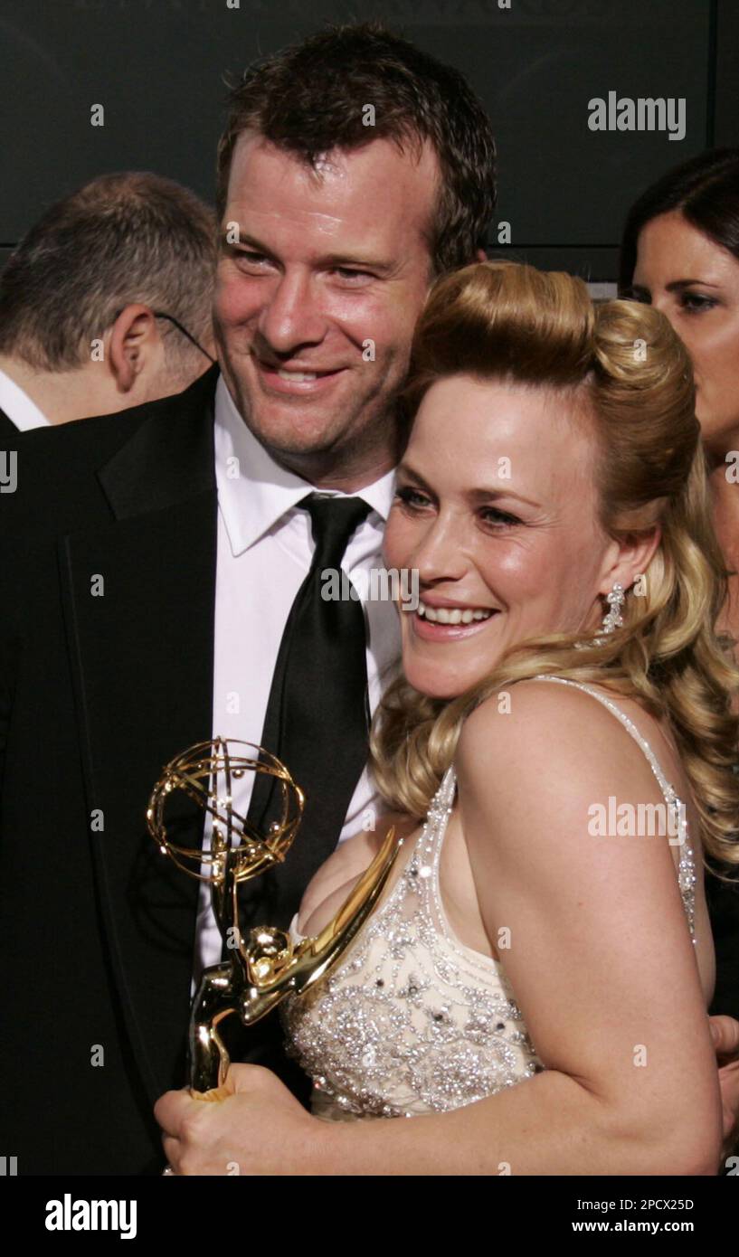 ** FILE ** Patricia Arquette, right, poses with Thomas Jane at the 57th ...