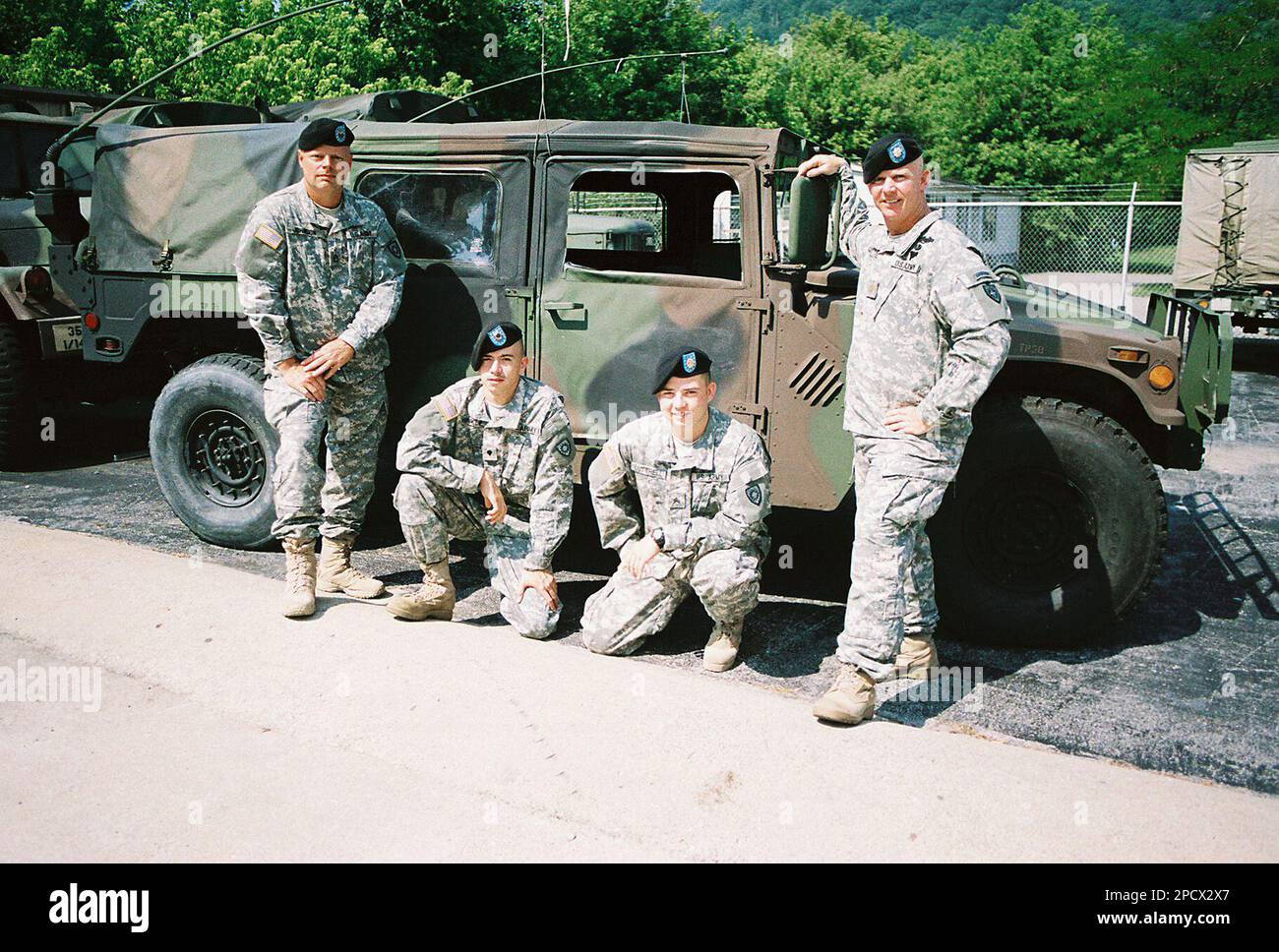 Harlan Natational Guardsmen, including Sgt. 1st Class Jim Johnson, from ...
