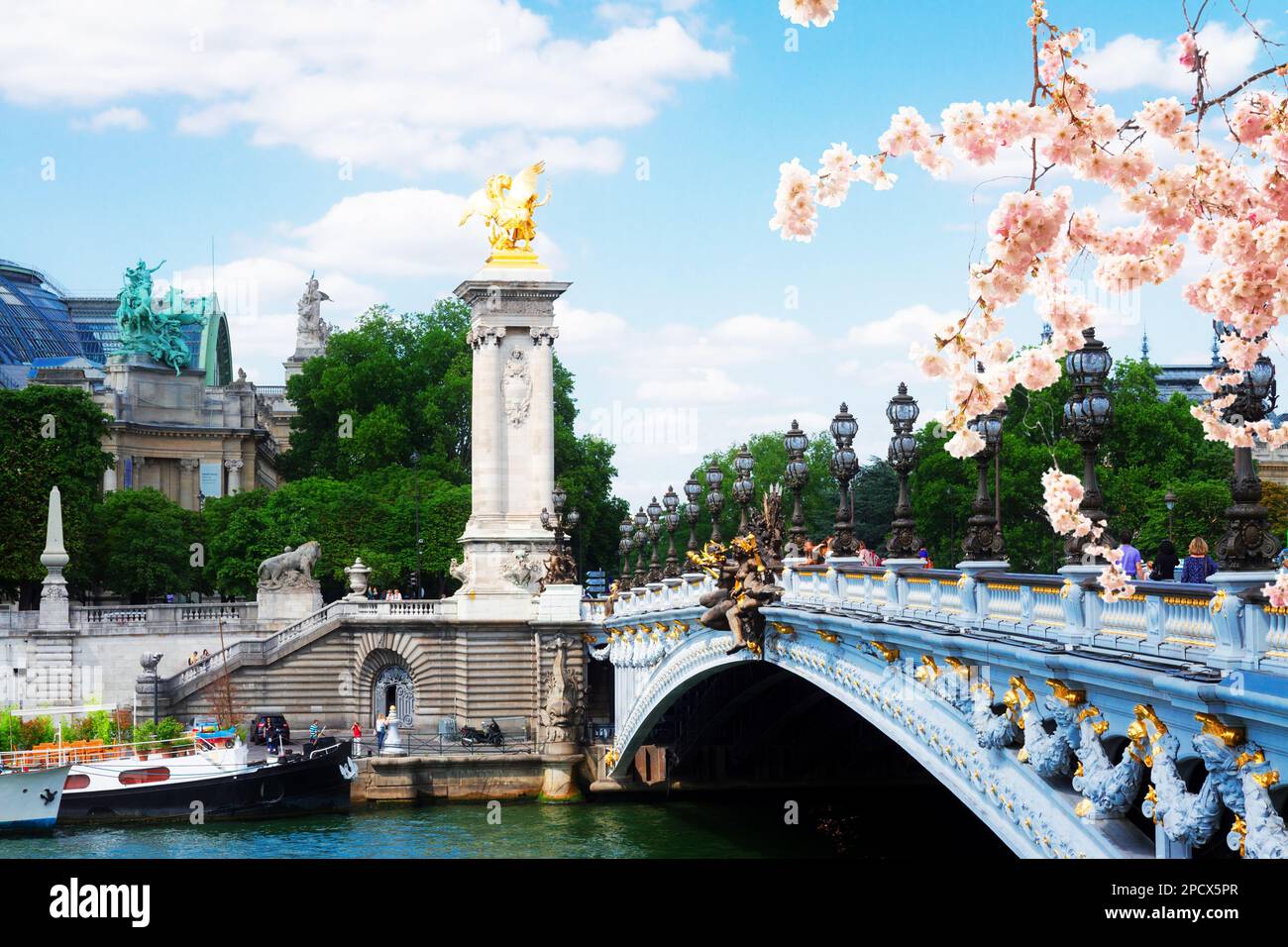 Bridge of Alexandre III in Paris, France Stock Photo - Alamy