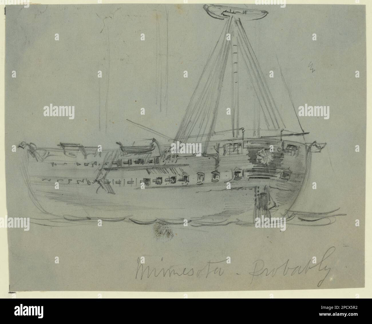 Minnesota--probably. Morgan collection of Civil War drawings. Minnesota ...