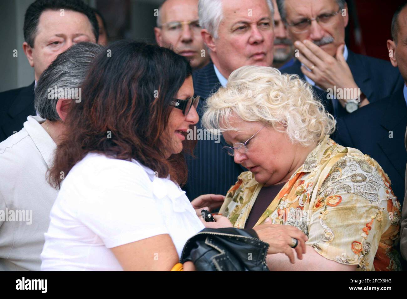 Members of the Association of the Families of the Victims of the Ustica ...
