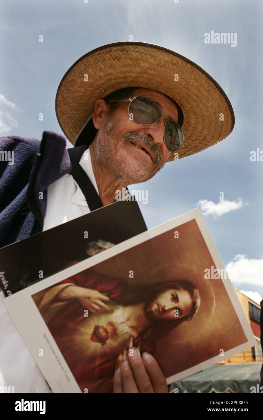 A man heads to the Basilica of Guadalupe in Mexico City, Saturday, June ...