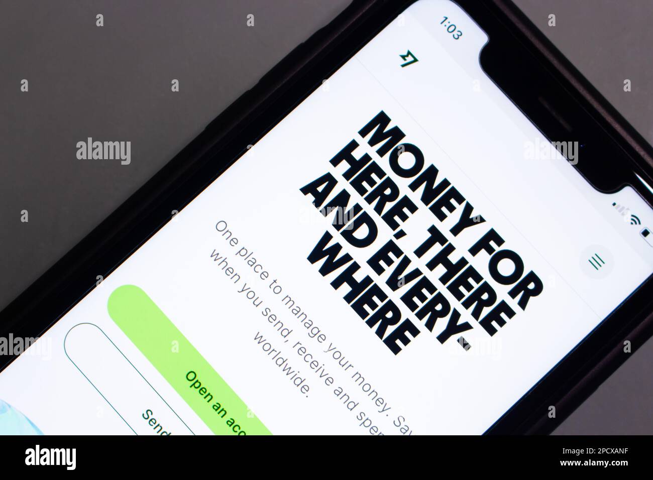 Vancouver, CANADA - Mar 8 2023 : The website of Wise (ex TransferWise ...