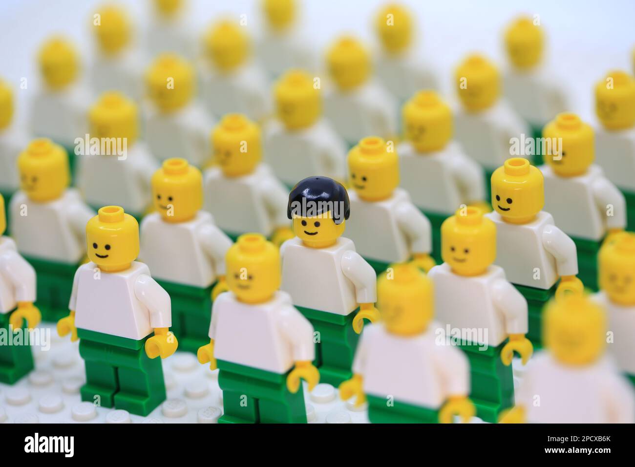 Lego man hair hi-res stock photography and images - Alamy