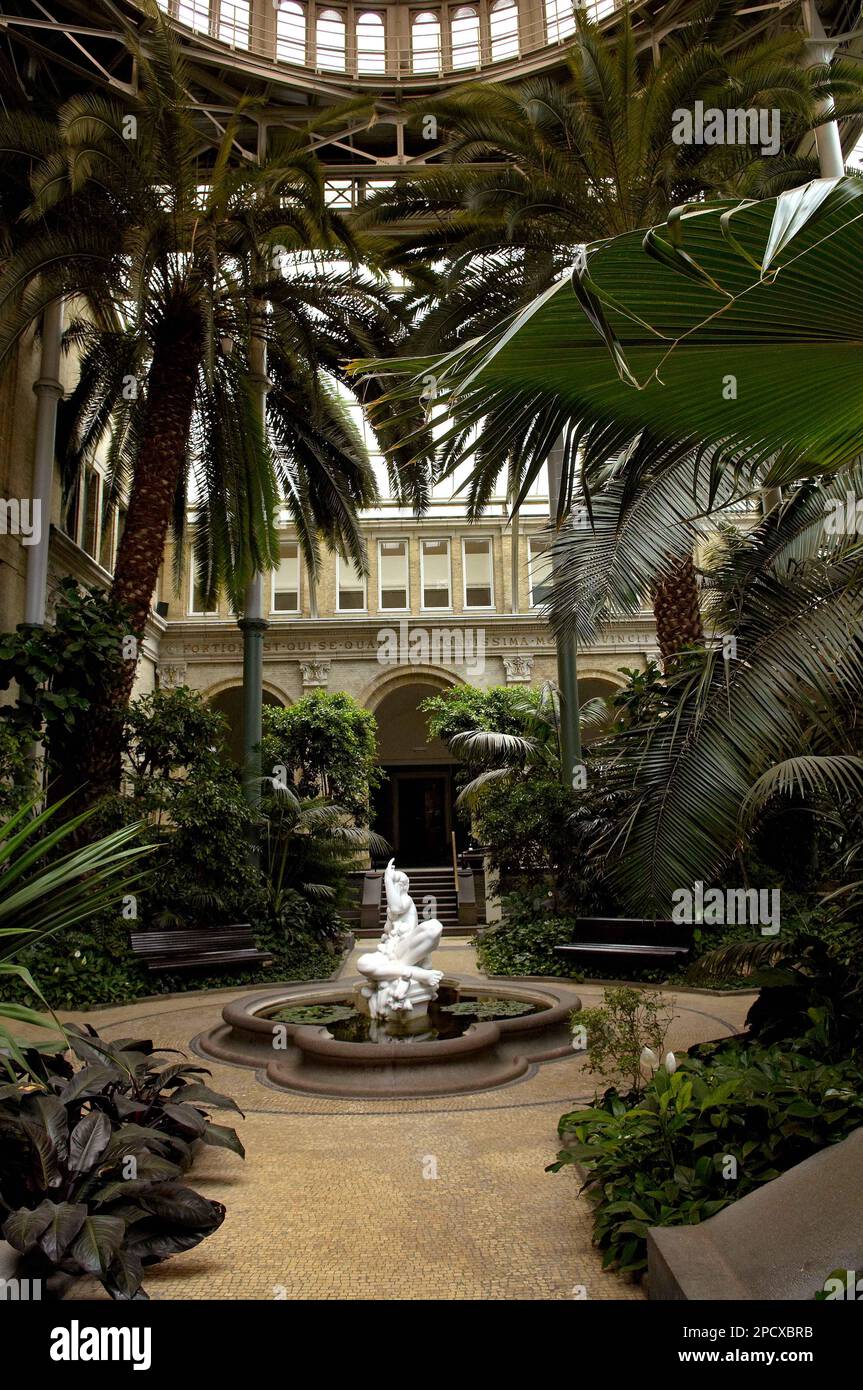 The Winter Garden and a sculpture of Kai Nielsen are seen Friday June ...