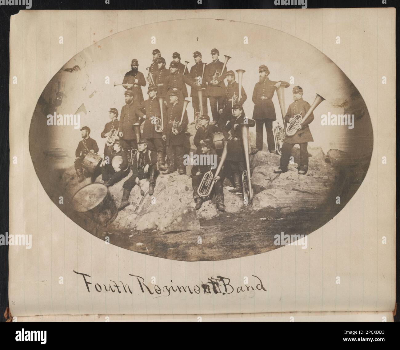 Fouth i.e. Fourth Regiment band , Fourth Regiment band.. Photograph ...