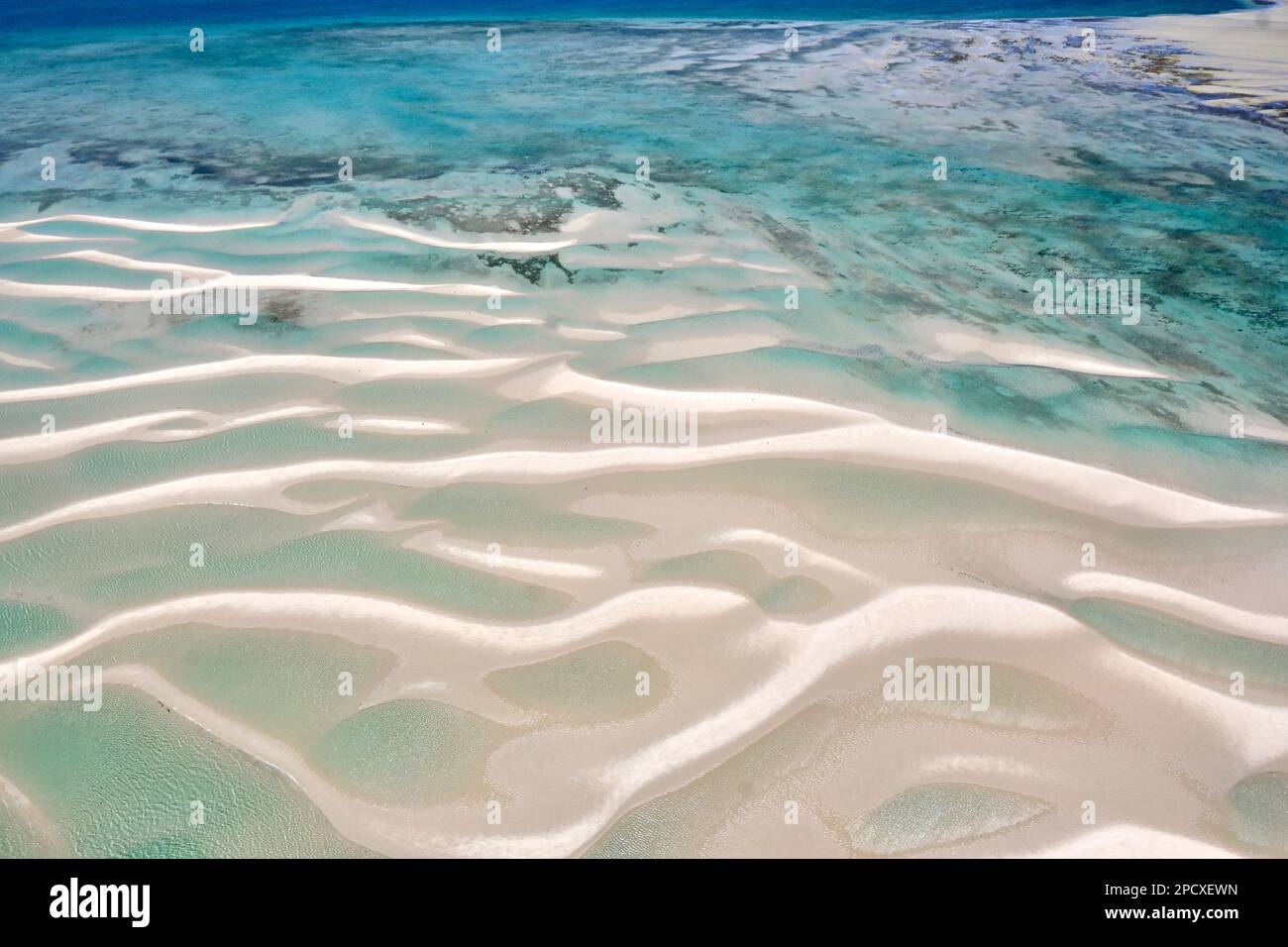 Sea sand patterns, Bazaruto, Mozambique, Africa Stock Photo - Alamy