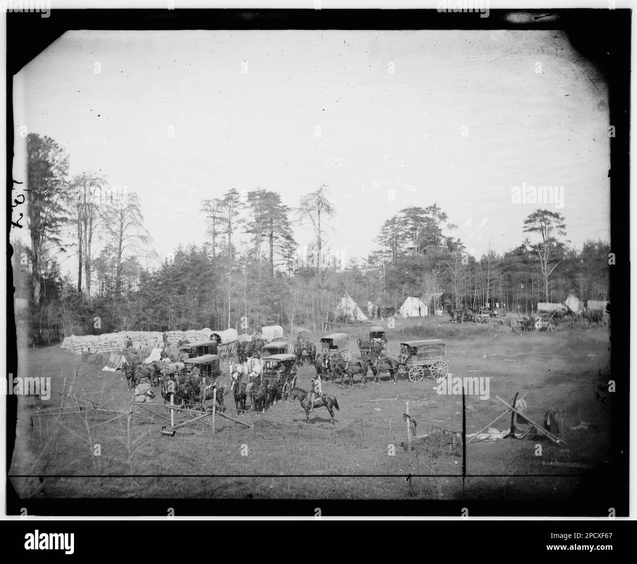 Brandy Station, Virginia. Bates quarters. Headquarters, Army of the ...