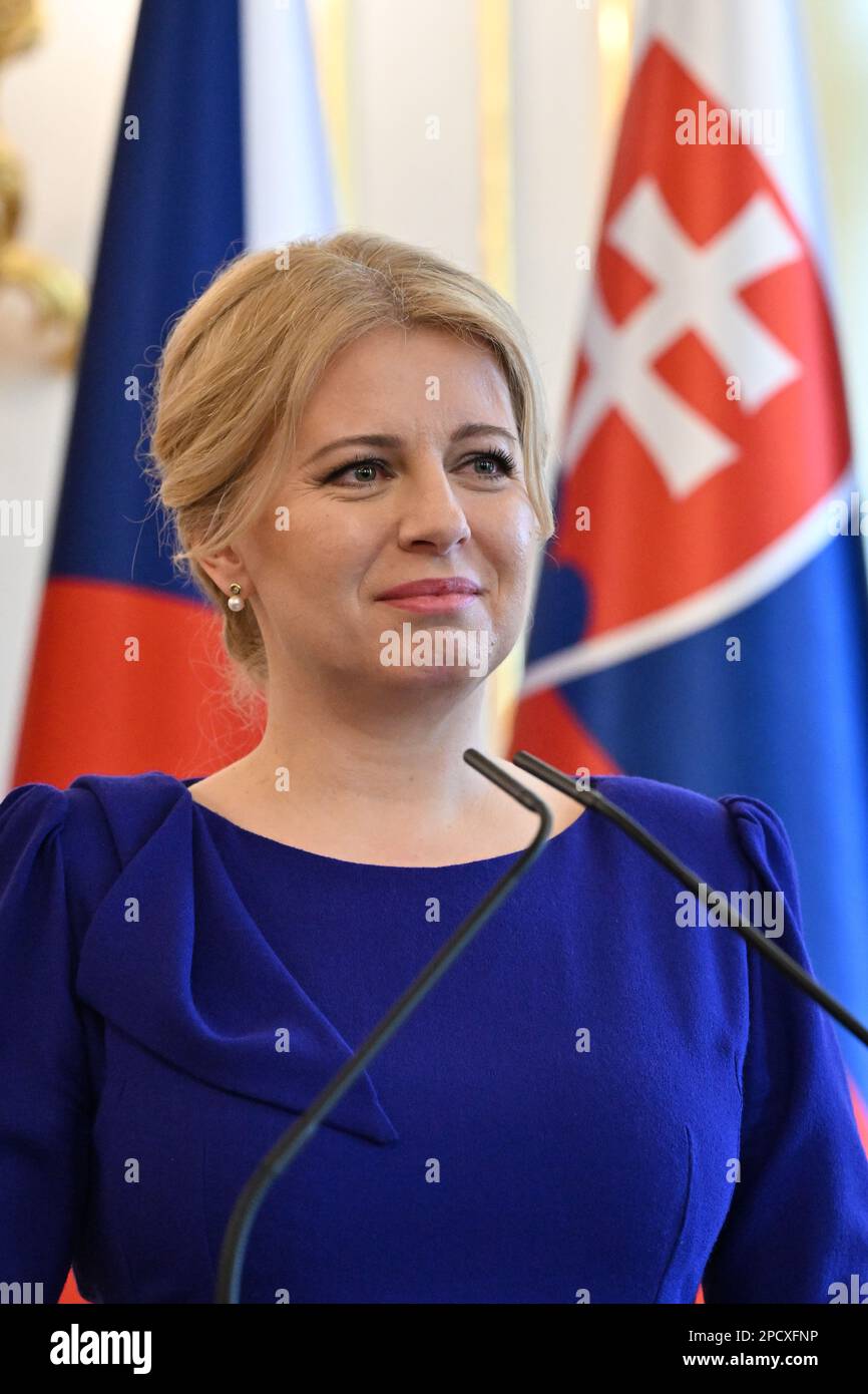 Czech President Petr Pavel visits Slovak President Zuzana Caputova ...