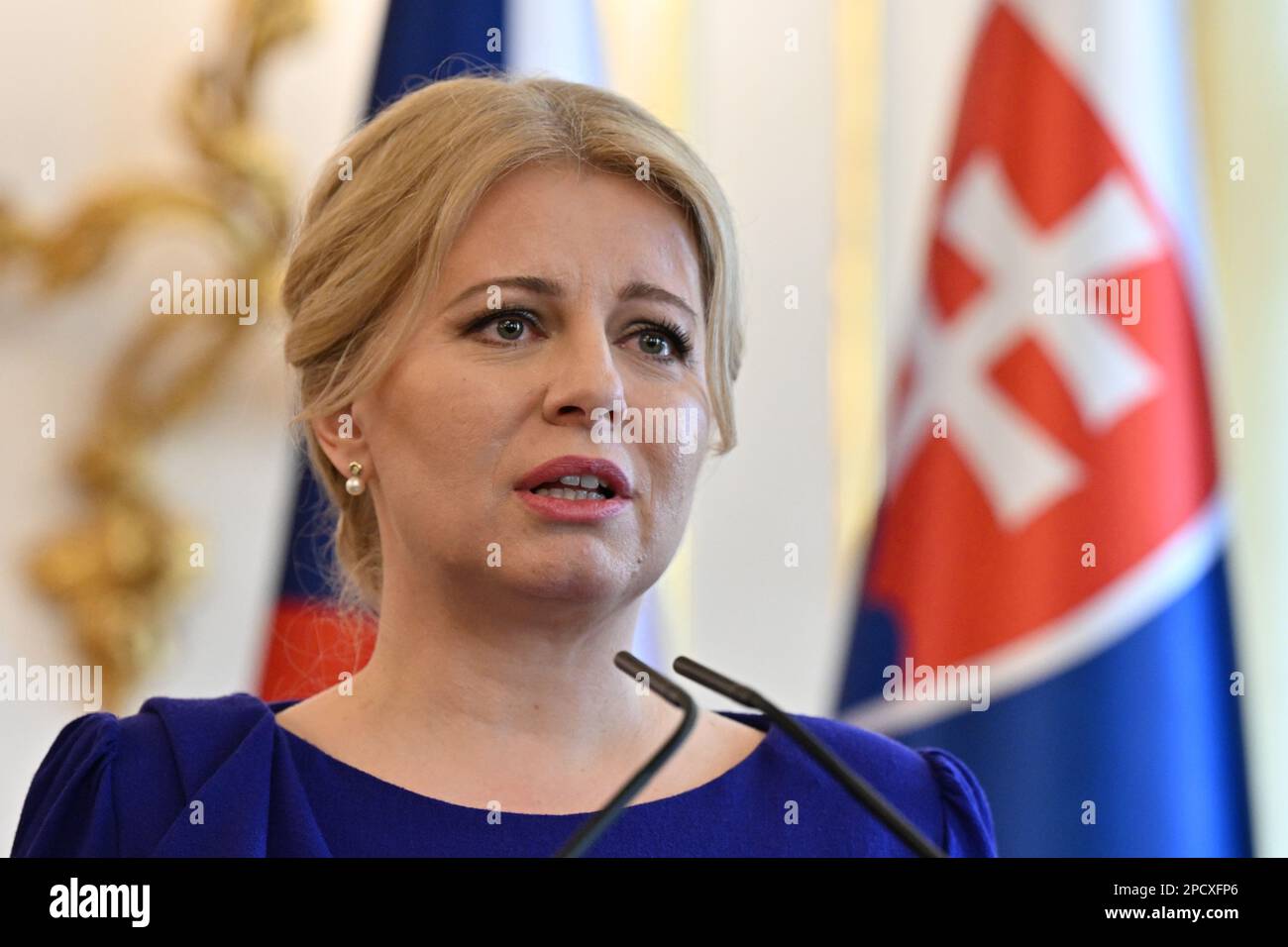 Czech President Petr Pavel visits Slovak President Zuzana Caputova ...