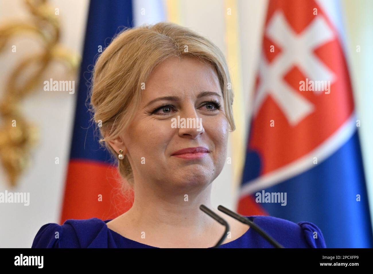 Czech President Petr Pavel visits Slovak President Zuzana Caputova ...