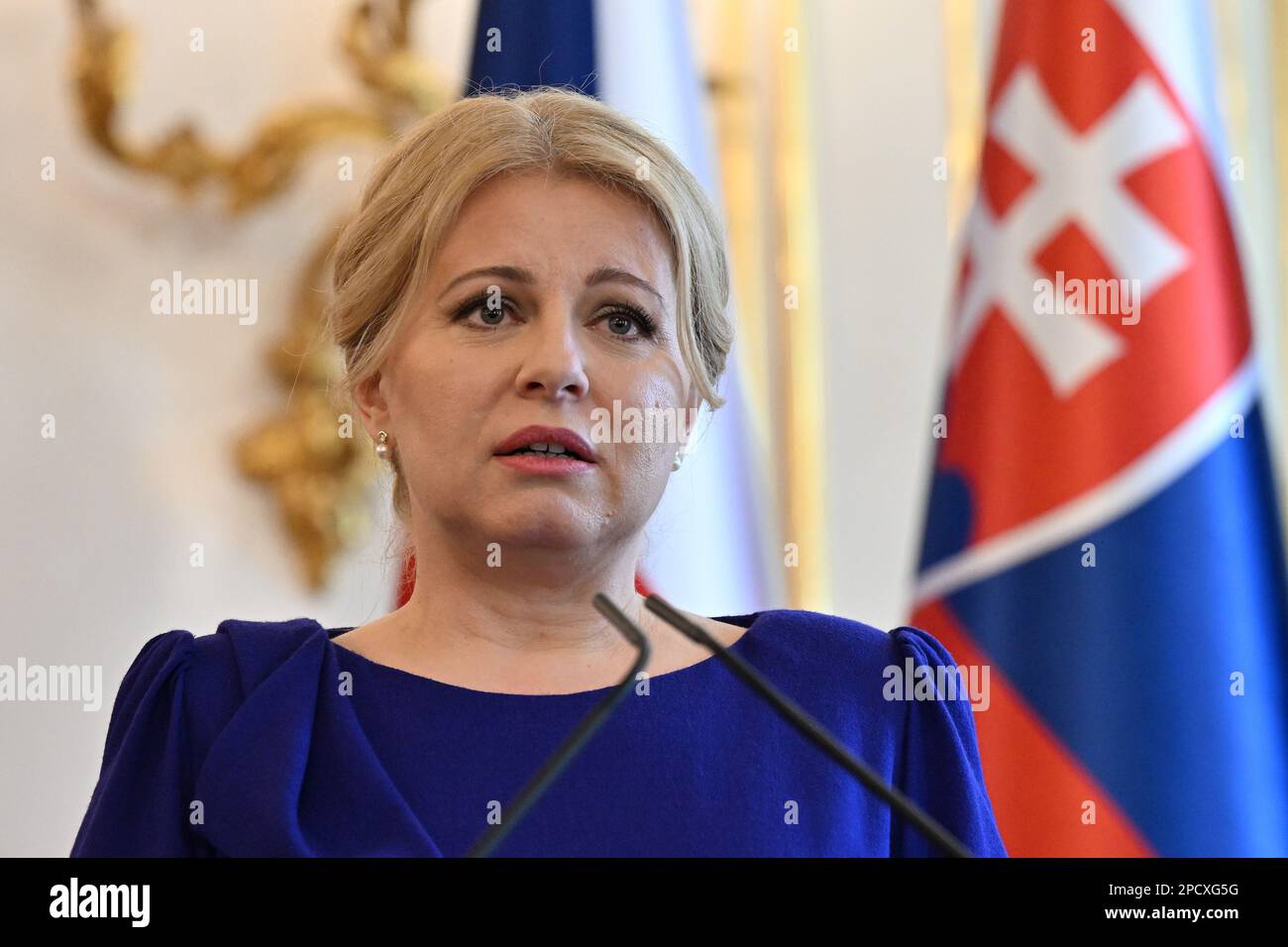 Czech President Petr Pavel visits Slovak President Zuzana Caputova ...