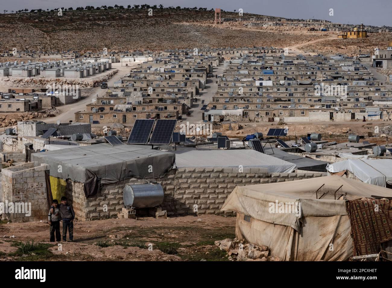 Mashhad Ruhin, Syria. 14th Mar, 2023. A general view of the Mashhad ...