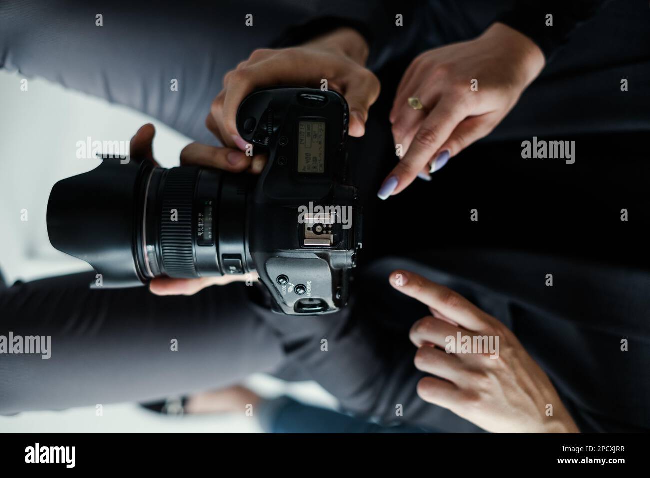 photography equipment photo dslr camera concept Stock Photo - Alamy