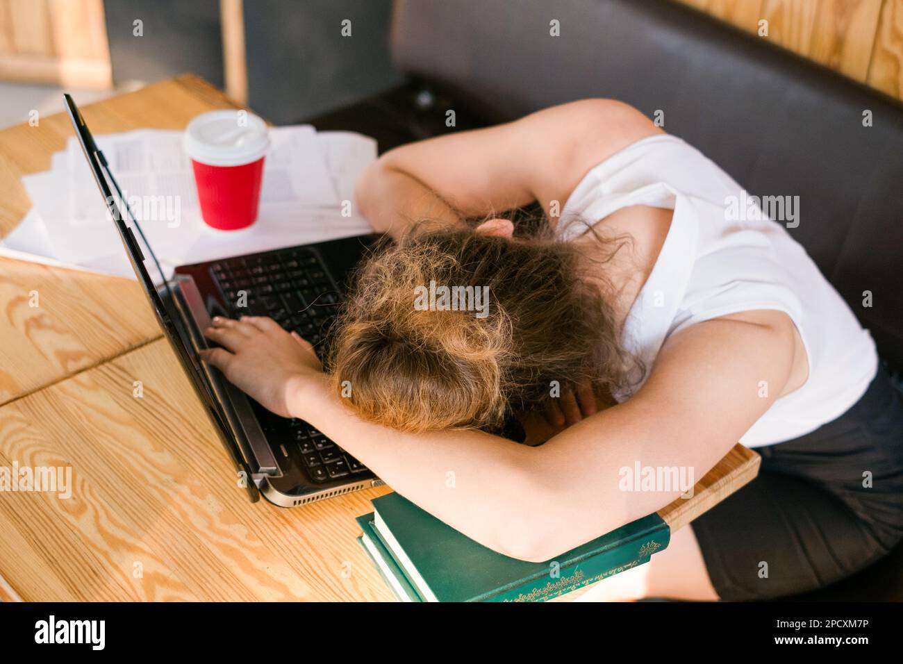 deadline work tired business work concept Stock Photo - Alamy