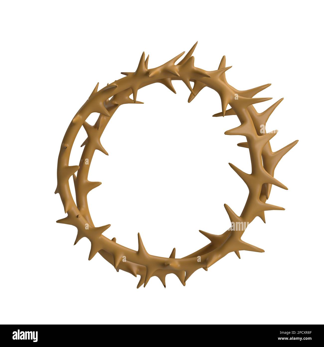 Crown of thorns of Jesus Christ. Religion Easter symbol salvation. 3d ...