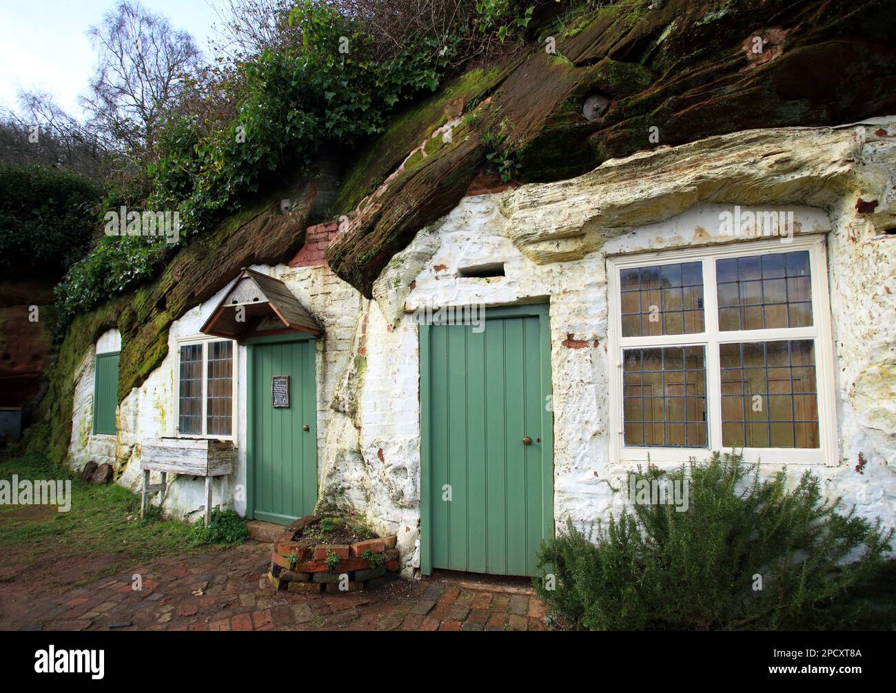 Kinver rock houses, Kinver, Staffordshire, England, UK Stock Photo - Alamy