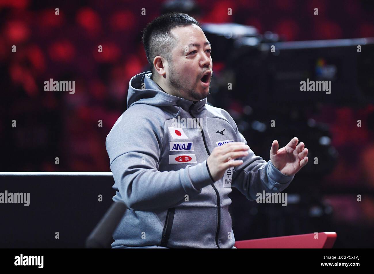 Singapore, Singapore. 14th Mar, 2023. Daisuke Ishida (JPN) Table Tennis : WTT Singapore Smash ...