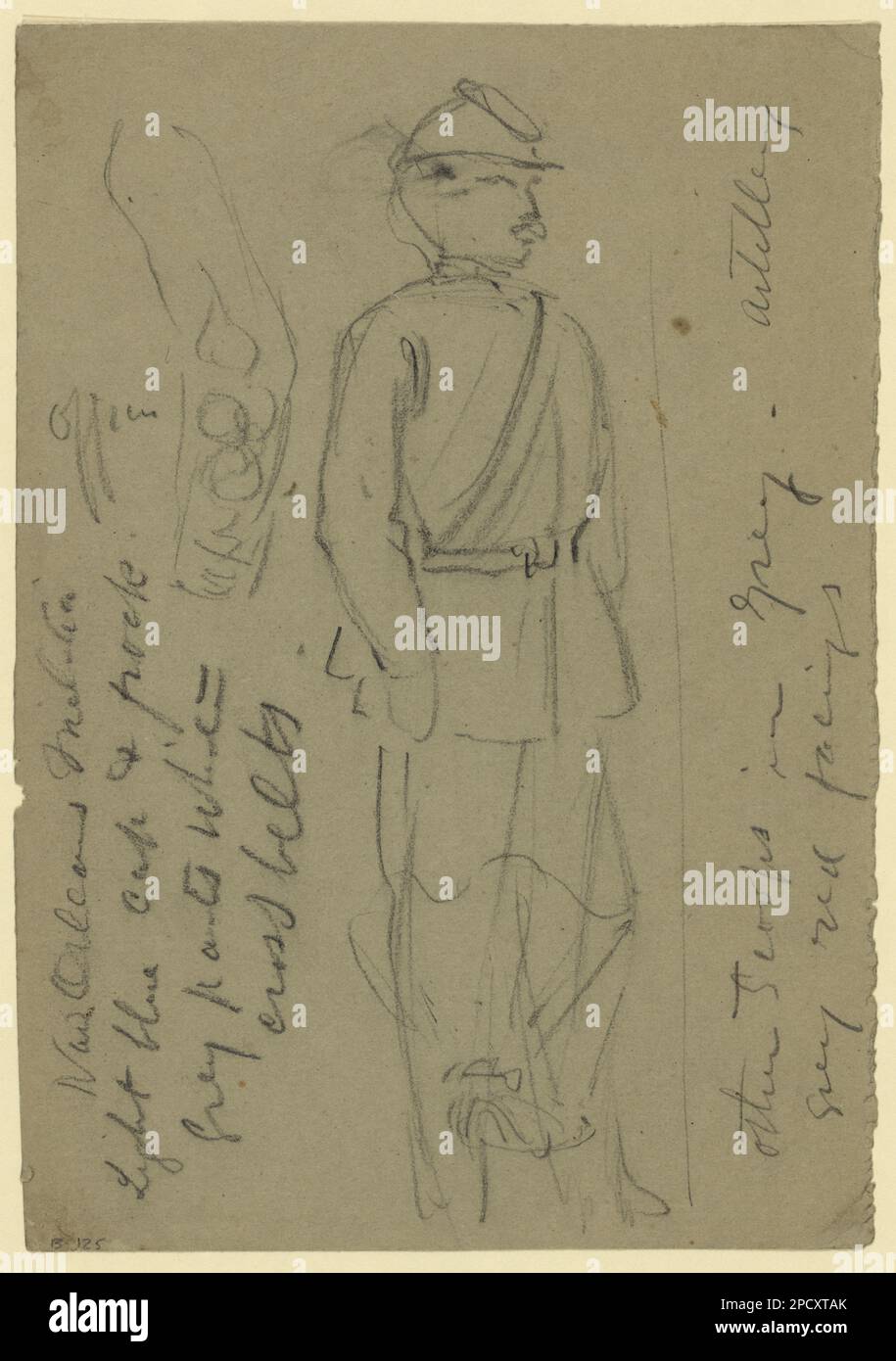 New Orleans Militia. Officer. Morgan collection of Civil War drawings ...