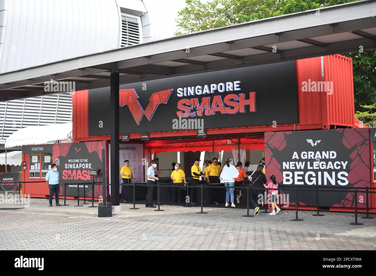 Singapore, Singapore. 14th Mar, 2023. General view Table Tennis : WTT Singapore Smash 2023 at ...