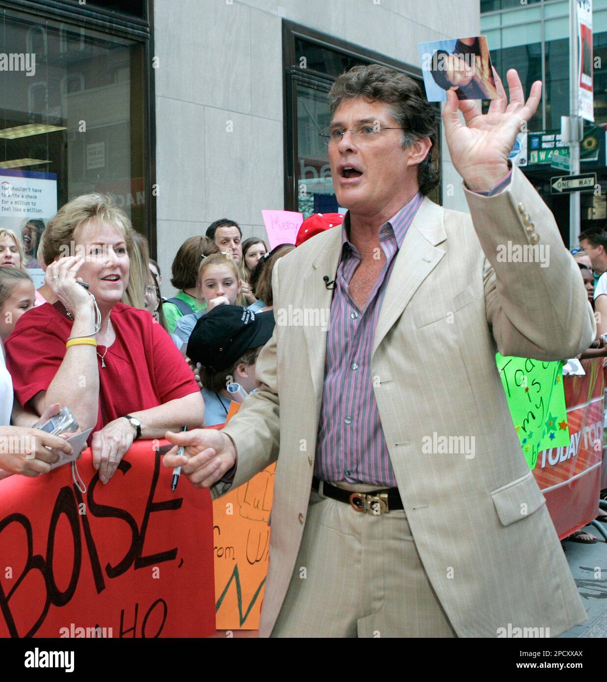 Actor David Hasselhoff, from the NBC televison program "America's Got ...