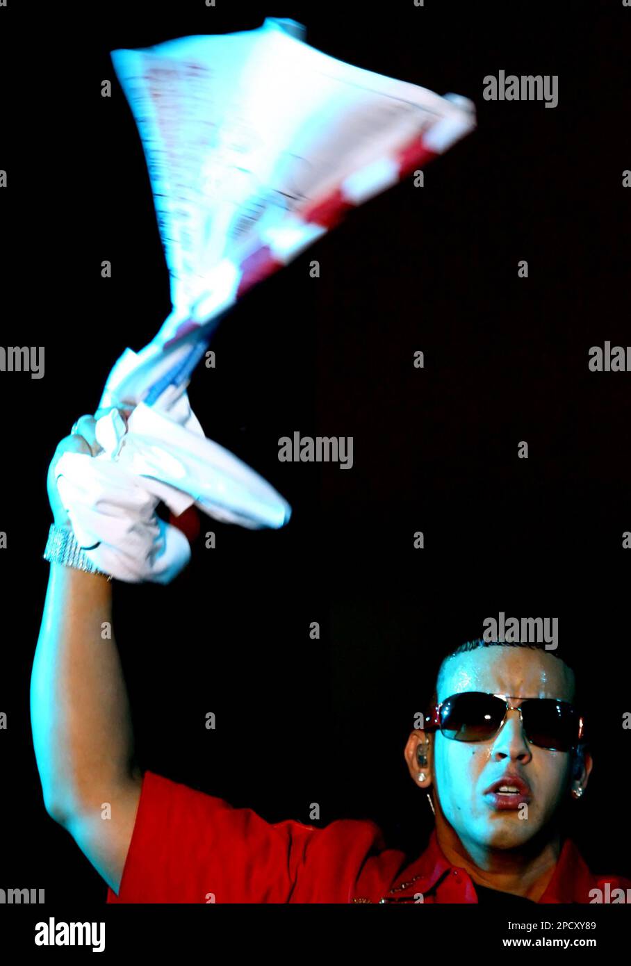 Puerto Rican reggaeton singer Raymond Ayala, alias Daddy Yankee ...