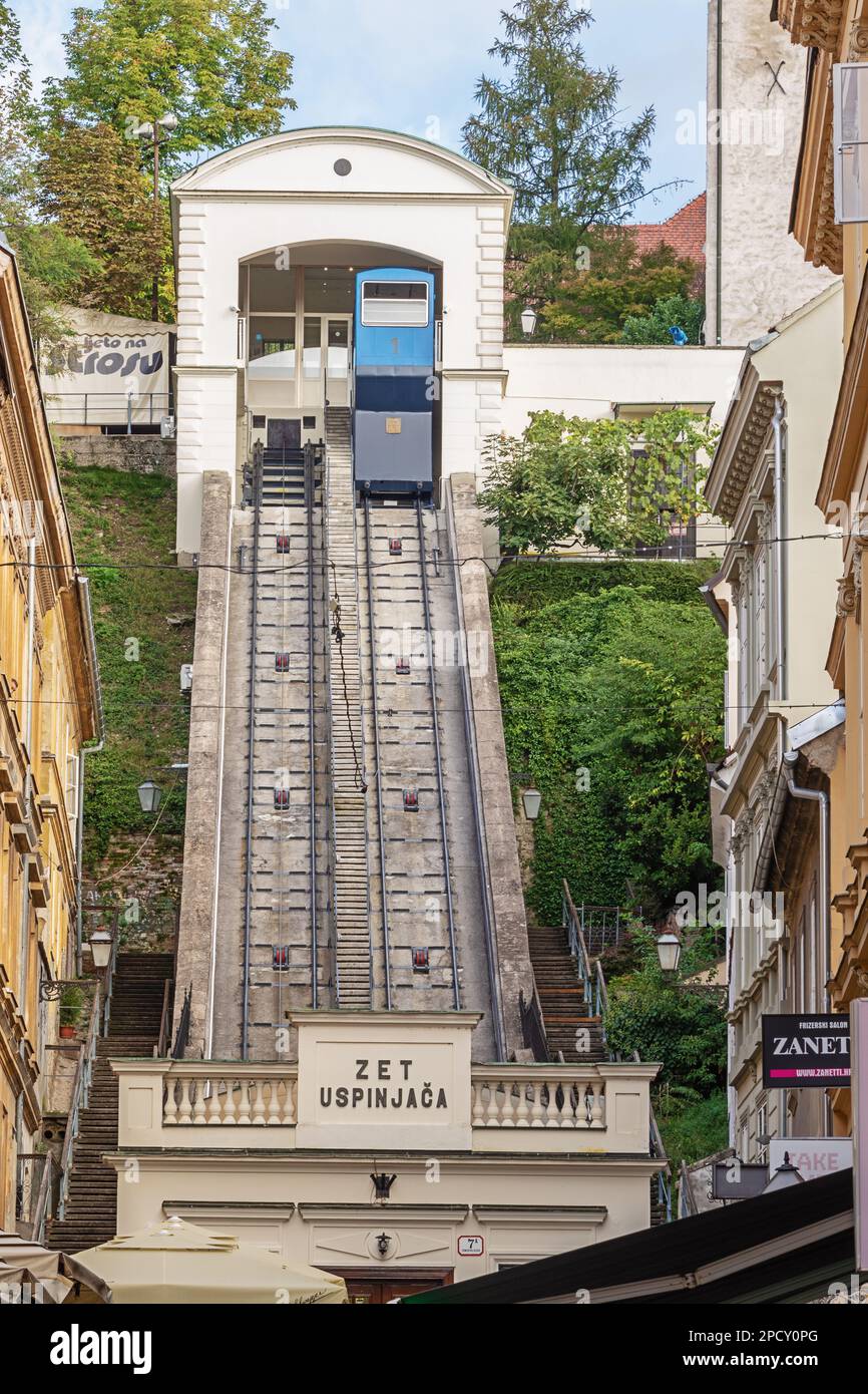 Editorial: ZAGREB, CROATIA, OCTOBER 30TH, 2022 - View of the Zagreb ...