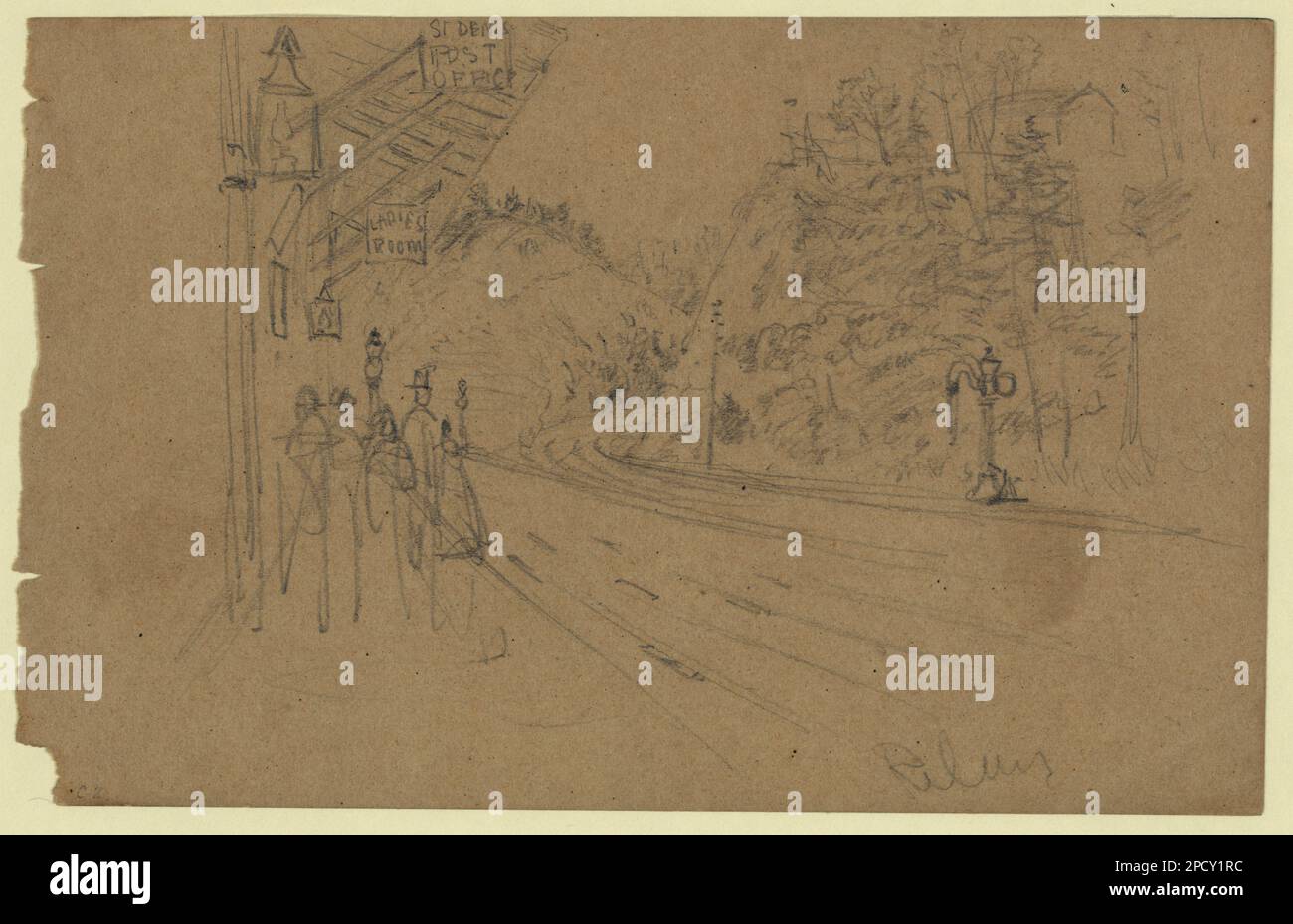 Saint Dennis Post-office, Baltimore County, Maryland. Morgan collection ...