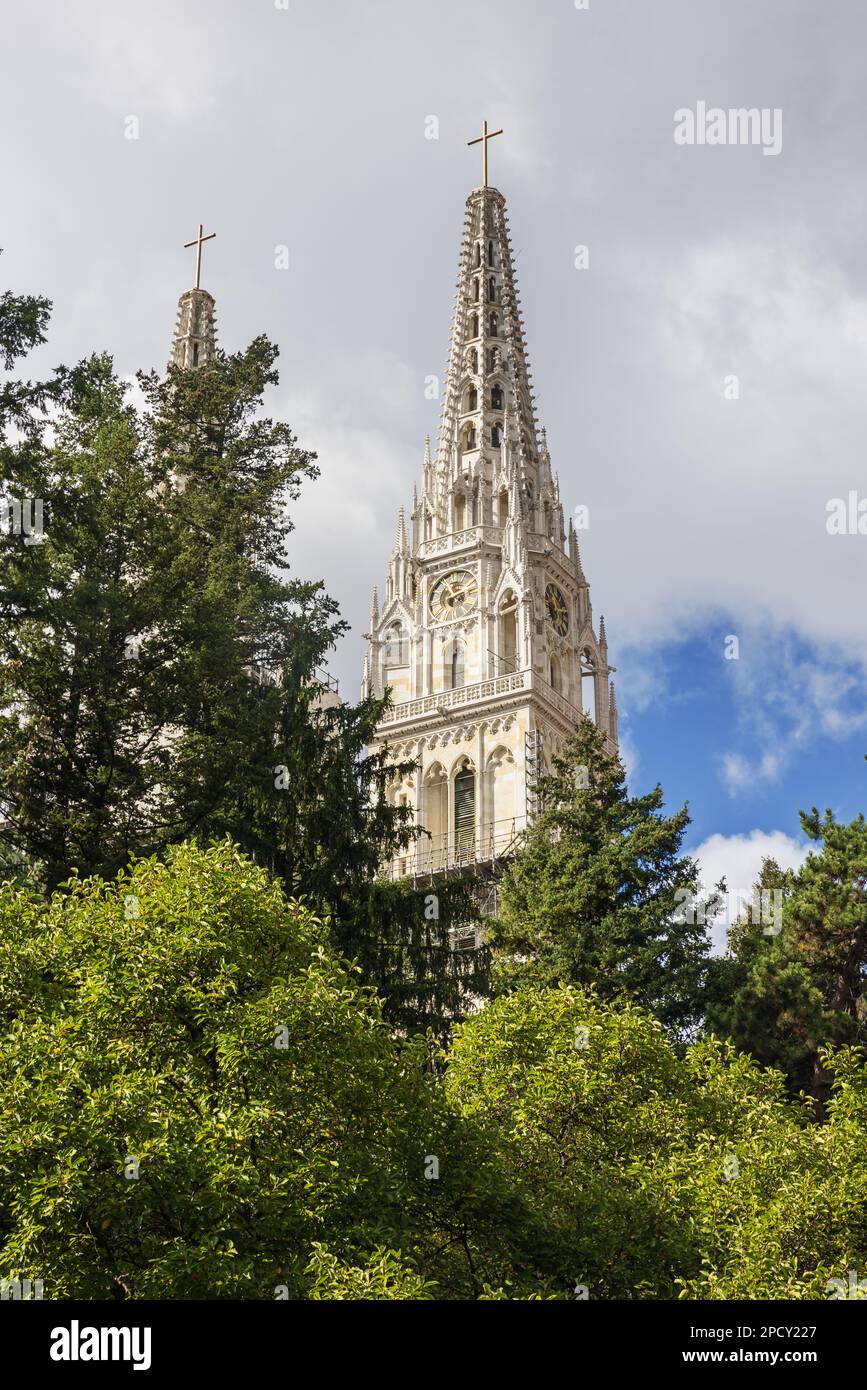 The two spires of the Zagreb Cathedral the second tallest building in ...
