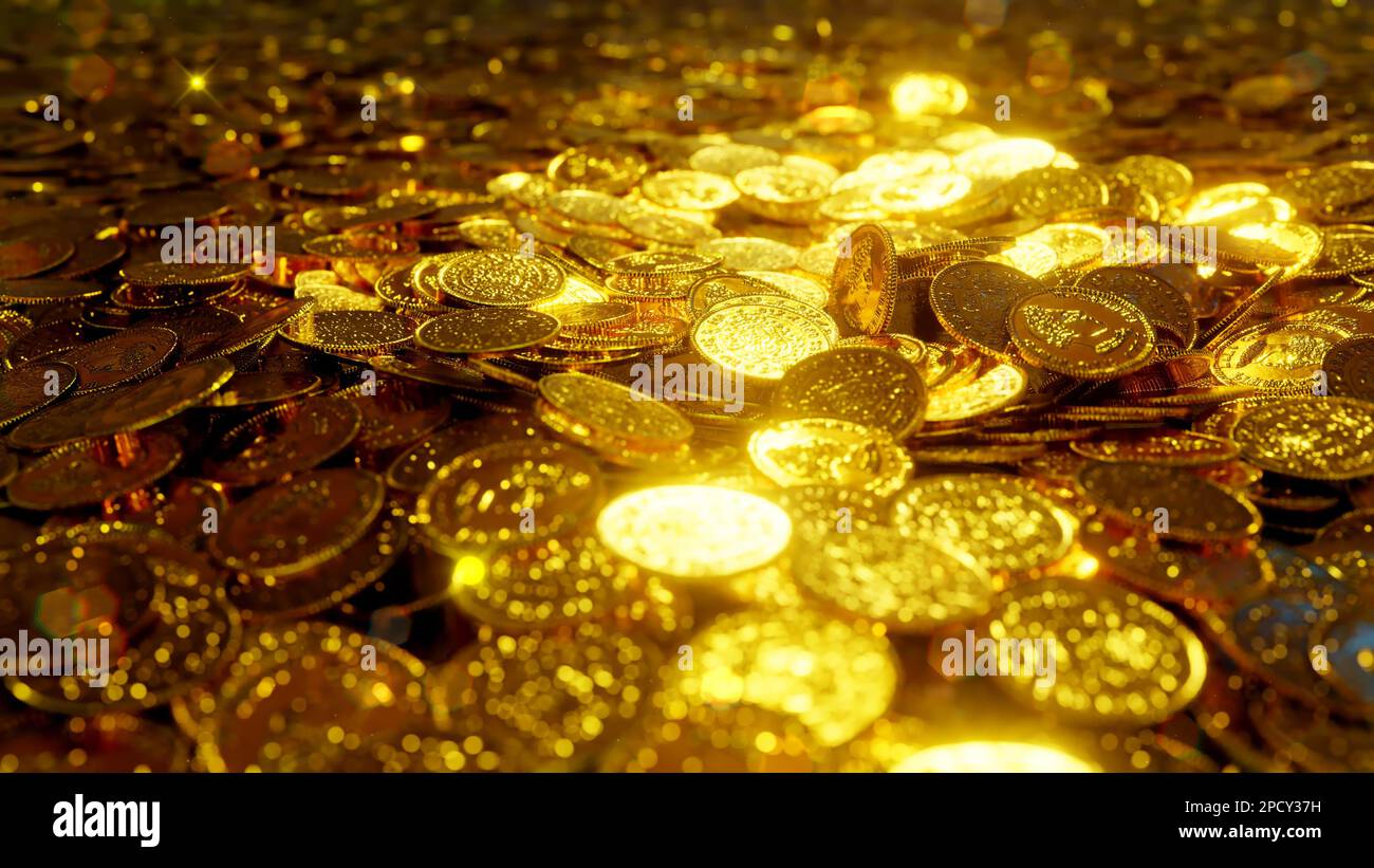 3D illustration Background for advertising and wallpaper in Treasure ...