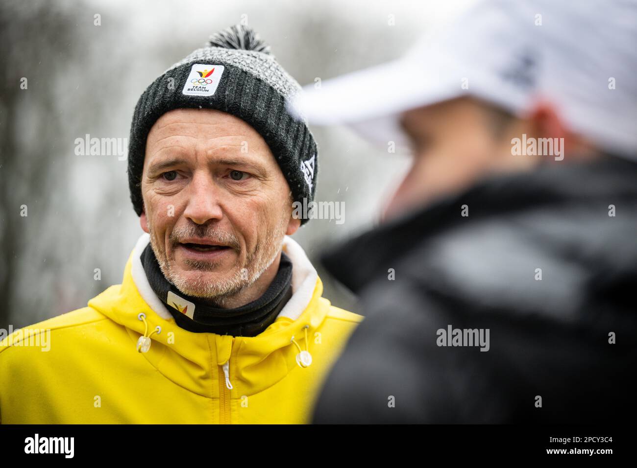BOIC - COIB chairman Jean-Michel Saive pictured during the virtual ...