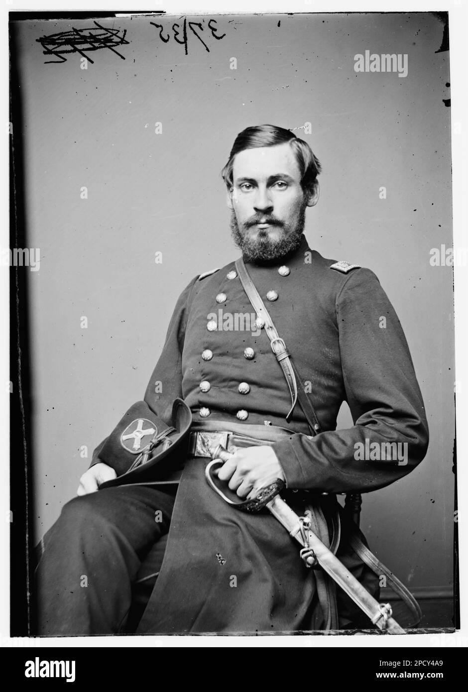Lieutenant Colonel G.E. Chamberlain, 1st Vermont Art.. Civil war ...