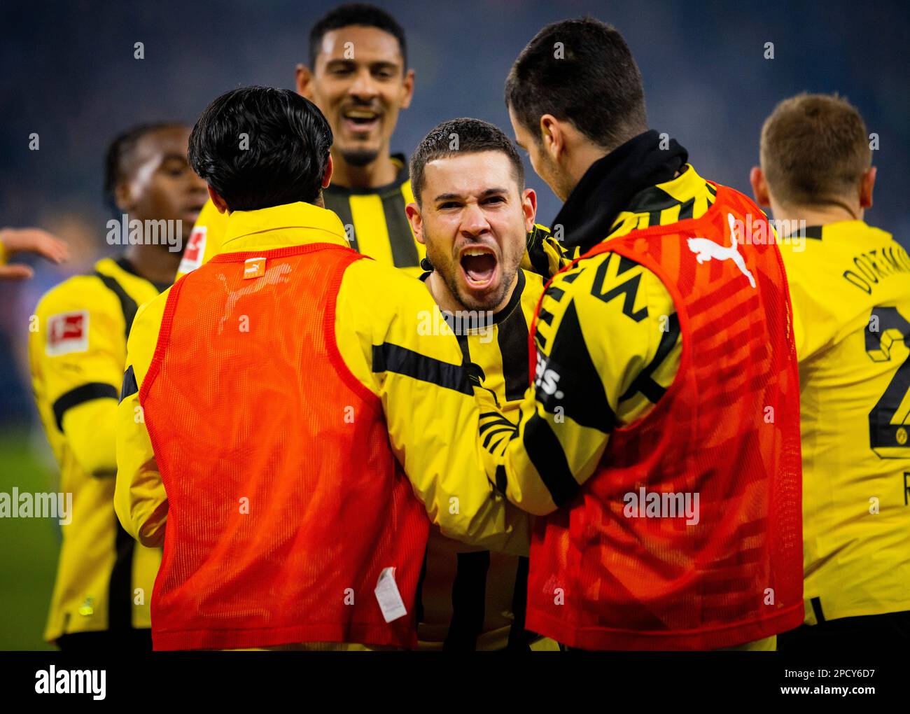Gelsenkirchen, Germany. 11th Mar, 2023. Torjubel: Raphael Guerreiro ...