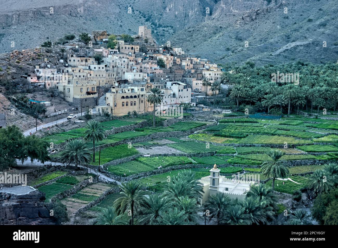 The lovely oasis village of Bald Sayt (Balad Sayt), Western Hajar ...