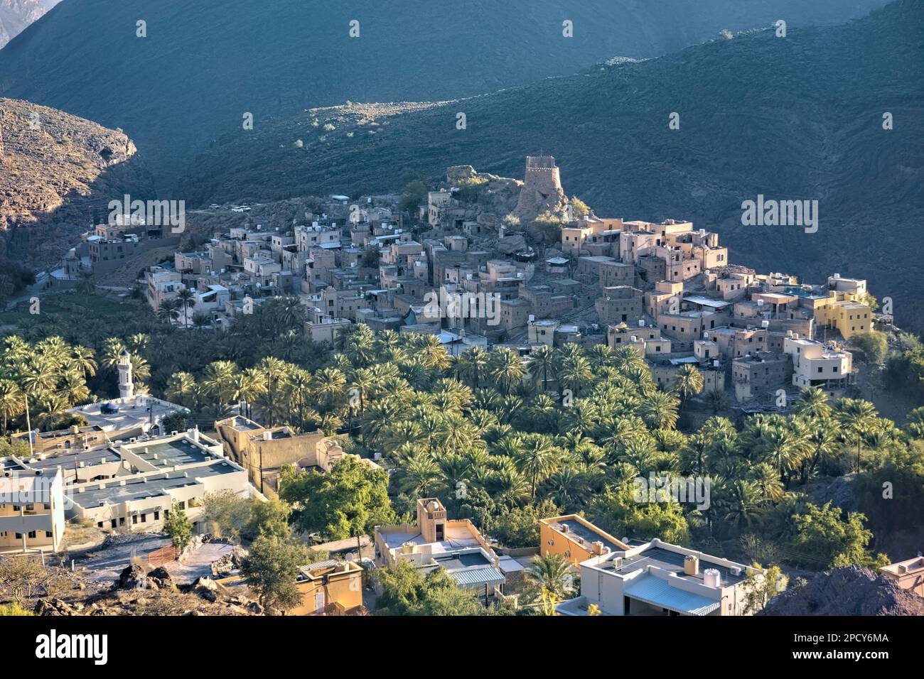 The lovely oasis village of Bald Sayt (Balad Sayt), Western Hajar ...