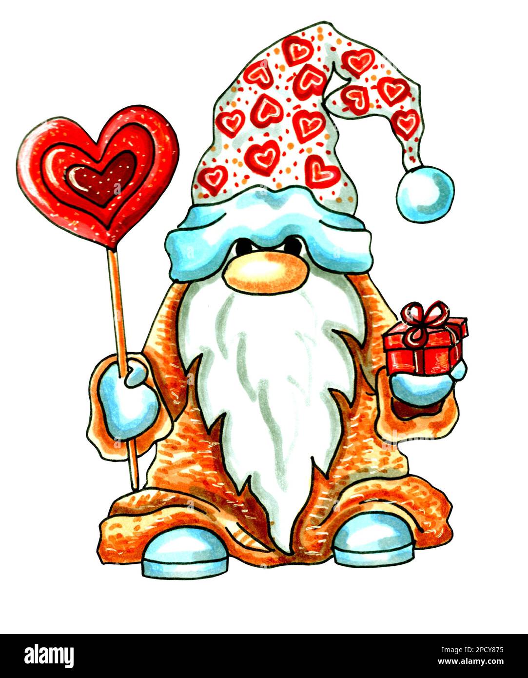 Lollipop in gift box Cut Out Stock Images & Pictures - Alamy