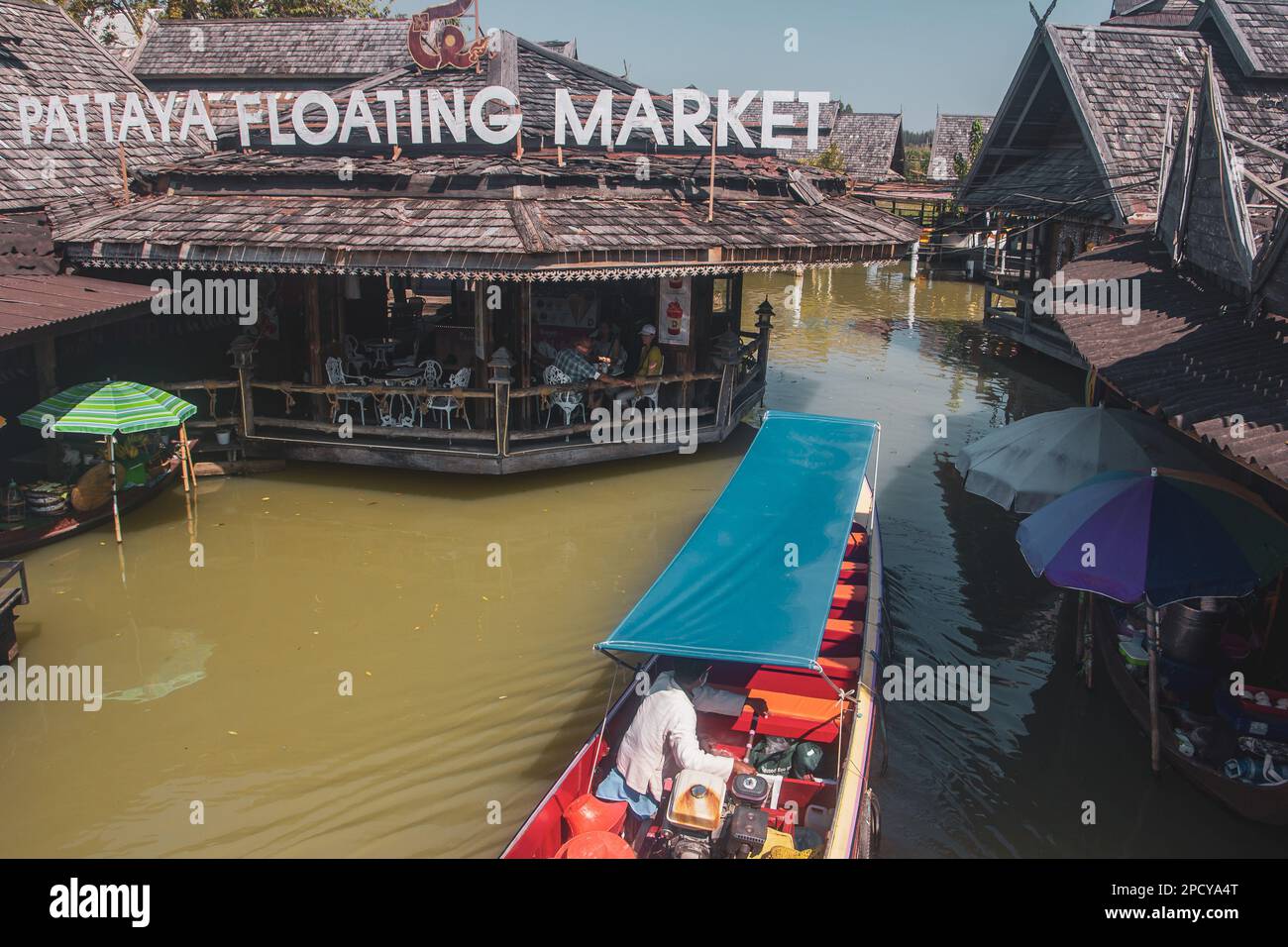 Pattaya Floating Market, The floating market in Pattaya, Thailand is a ...