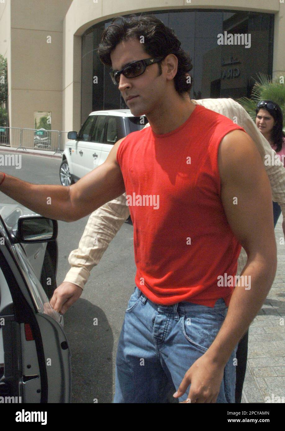 Indian Bollywood star Hrithik Roshan, arrives at the 7th International ...