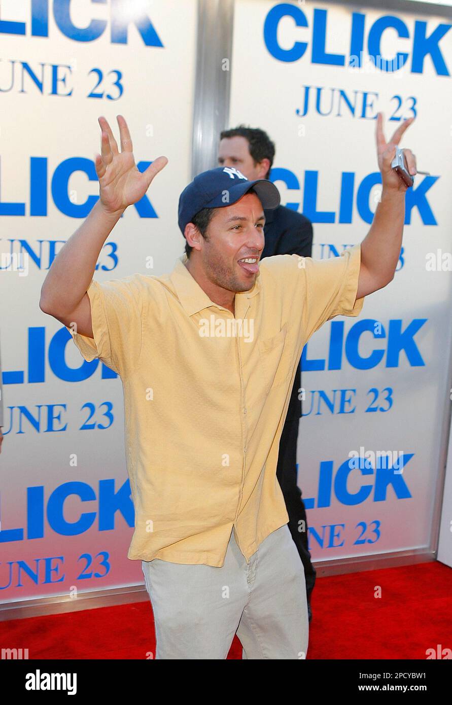 Actor Adam Sandler poses for photographers as he arrives for the ...