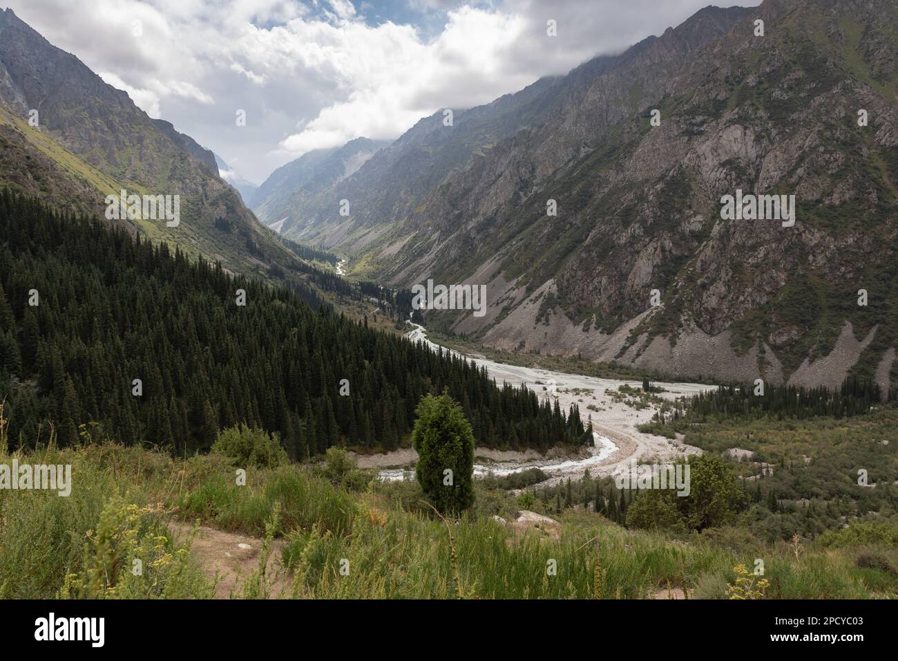 Landscape Ala Archa National Park, Kyrgyzstan Stock Photo - Alamy