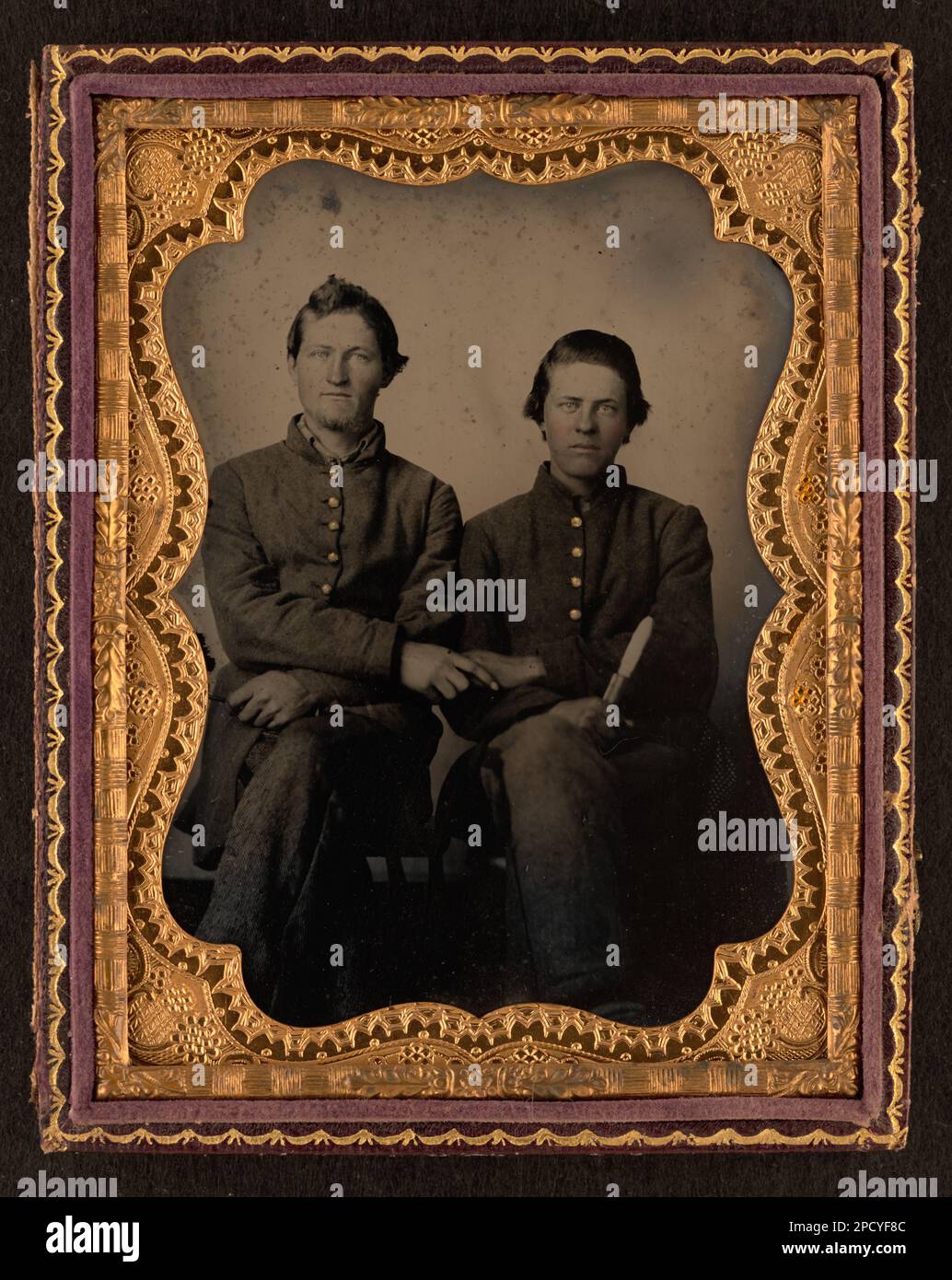 Twin brothers Private Alexander Duval Cooper and Private Samuel Gwin ...