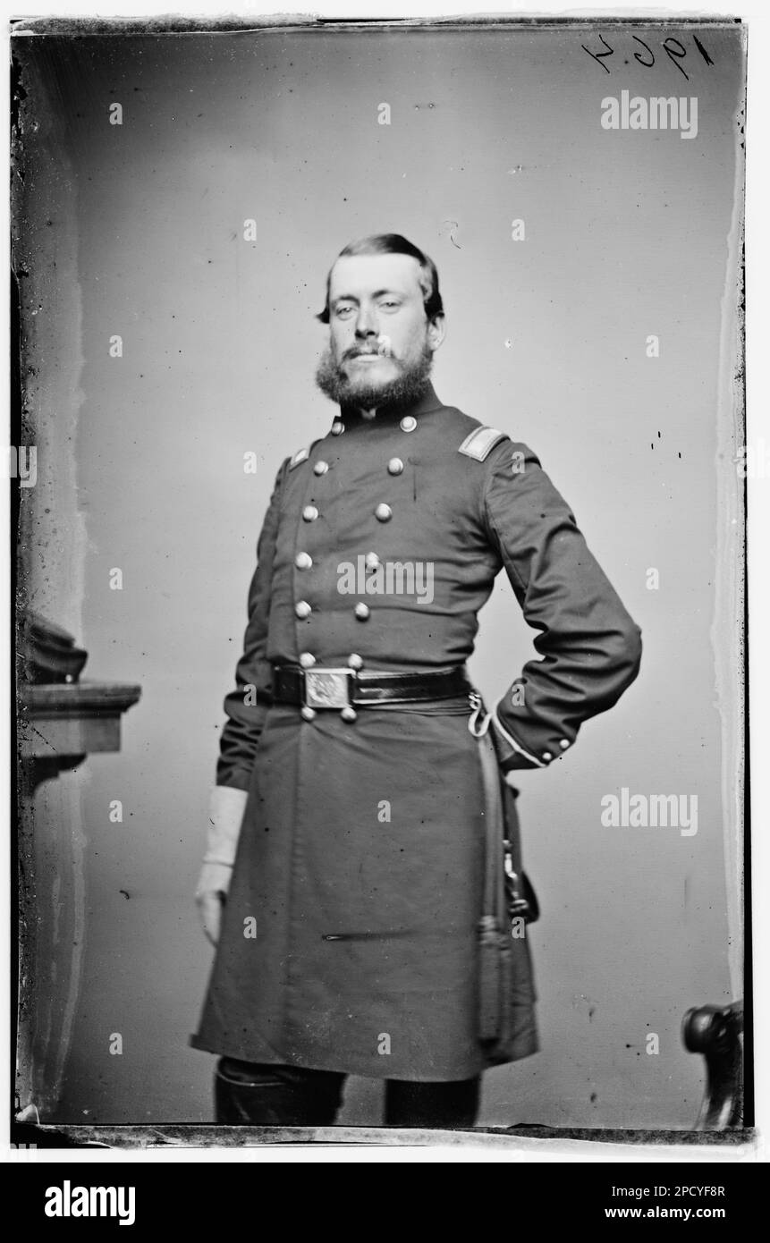 Lieutenant Colonel A.D. Adams, 27th New York Inf.. Civil war ...