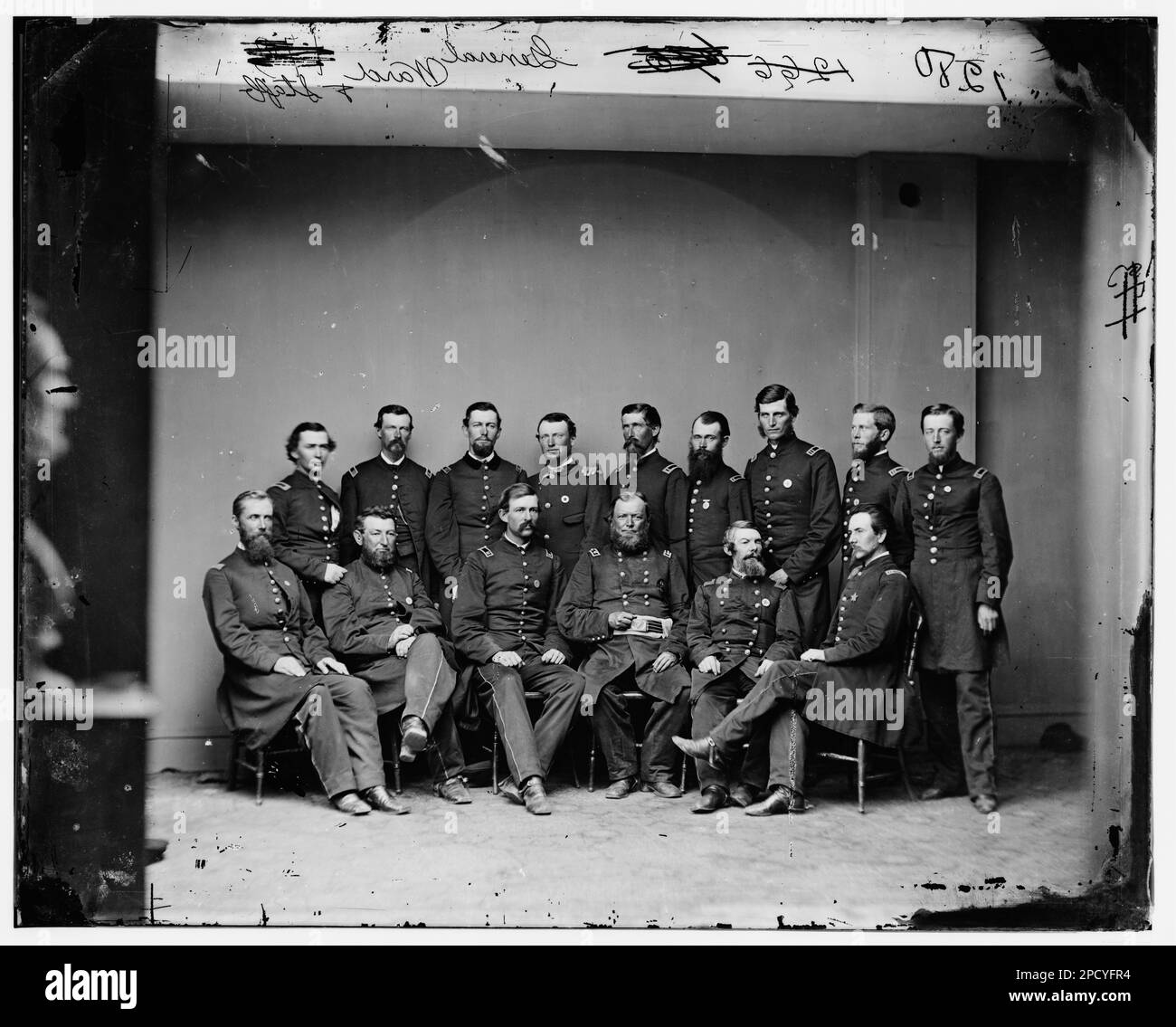 General Wm. T. Ward and staff. Civil war photographs, 1861-1865 ...